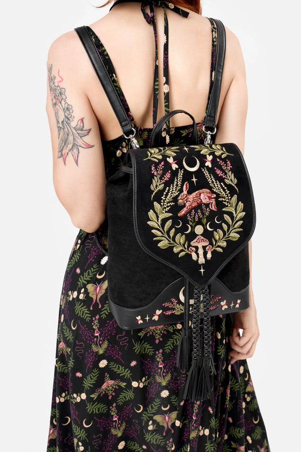 Restyle Gothic Backpack - Hare Moon - Gothic Snake Backpack – Wild Star Hearts
