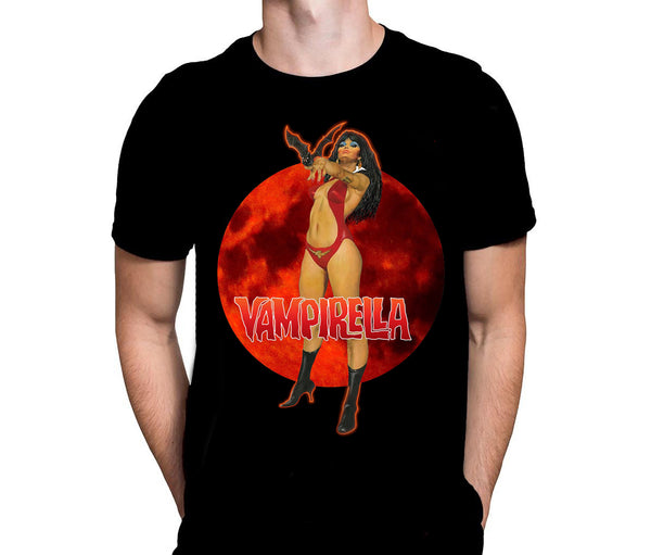 Blood Moon Vampirella - Classic Vampire Comic Strip - T-Shirt – Wild ...