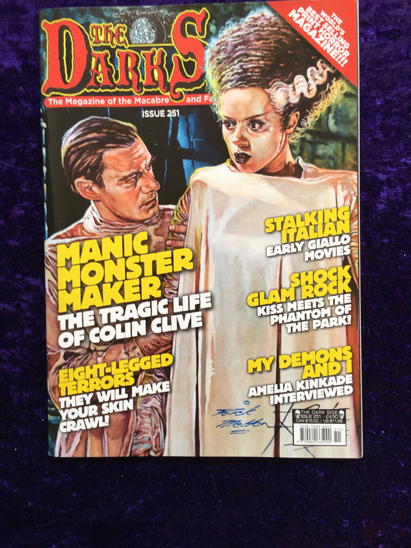 Darkside Magazine Back Issue 251 Signed by Cover Artist Rick Melton ...