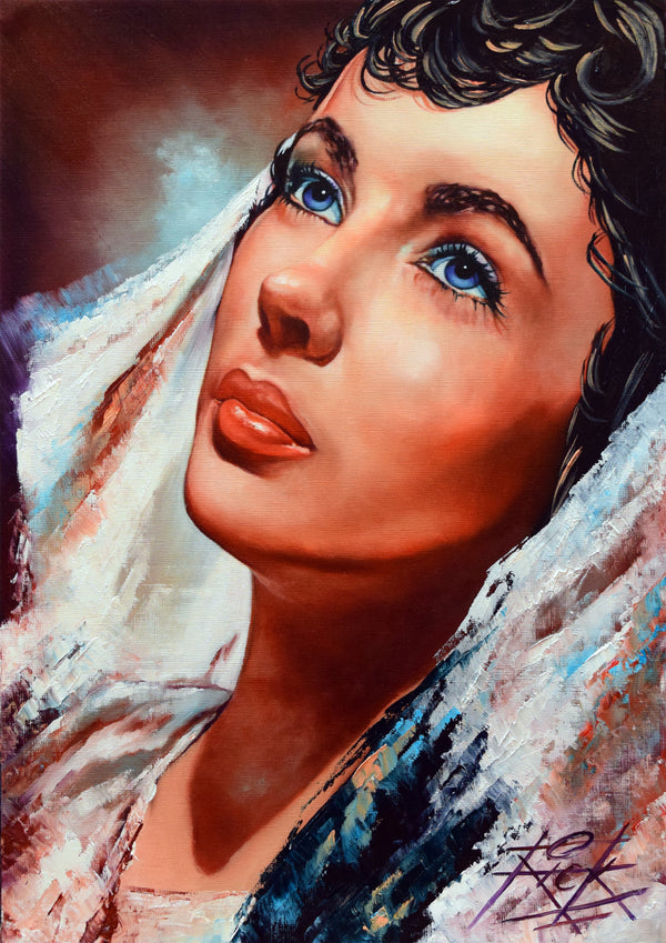 Rick Melton - Liz Taylor - Scream Queen Rick Melton Art Print – Wild ...