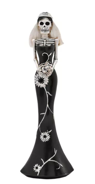 Gothic Home Decor - Skeleton Bride - Gothic Elegance Figurine – Wild ...