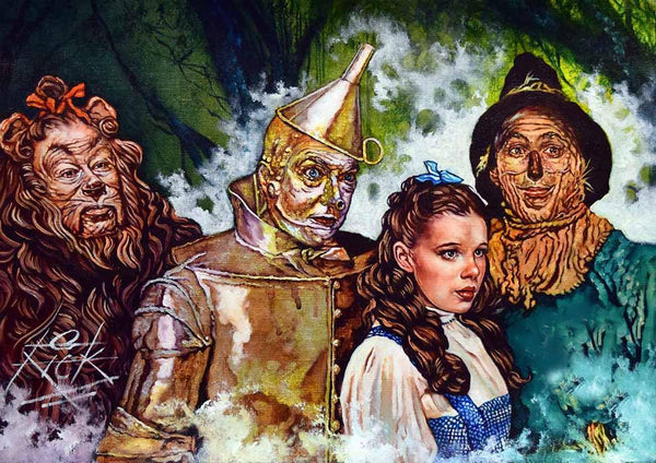 Rick Melton - The Wizard Of Oz - Classic Horror - Art Print – Wild Star ...