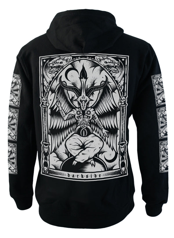 BAPHOMET - Mens Zip-Up Occult Satanic Hoodie - Black – Wild Star Hearts