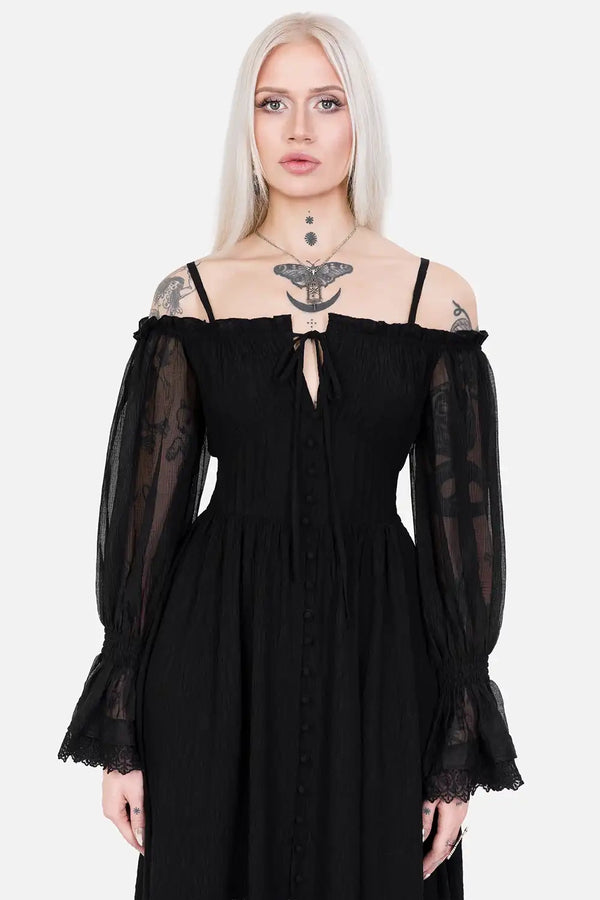 Restyle - Night Calling - Gothic Mini Dress | Gothic Clothing – Wild ...